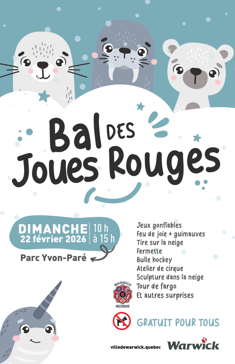Bal des Joues Rouges – Édition 2026 - Ville de Warwick